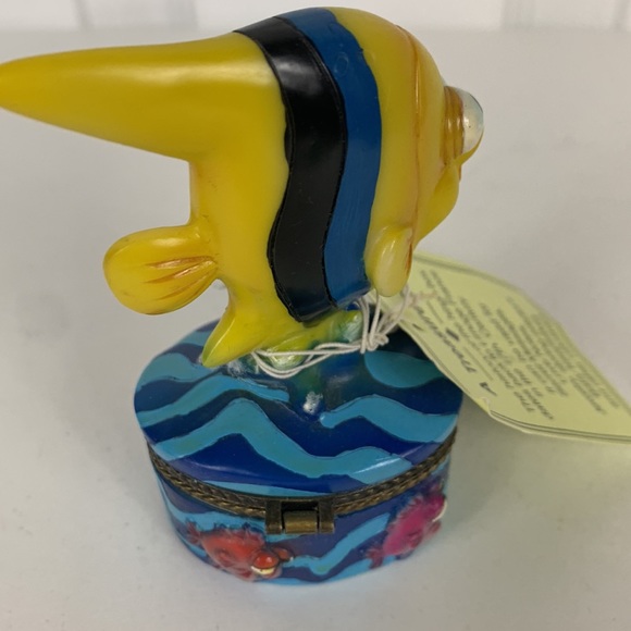 That’s Kooky | Art | Nwt Thats Kooky Rare Yellow Fish Trinket Box With ...